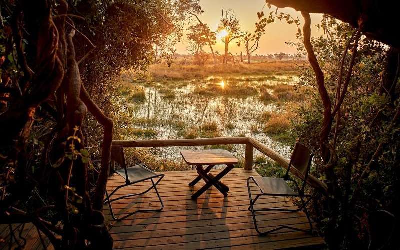Oddballs Camp, Okavango Delta in Botswana
